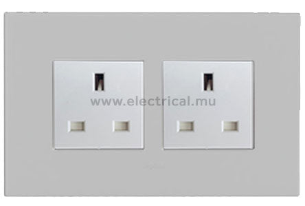 Legrand Arteor BS EN Sockets 13A - Single / Double (with frame & plate)